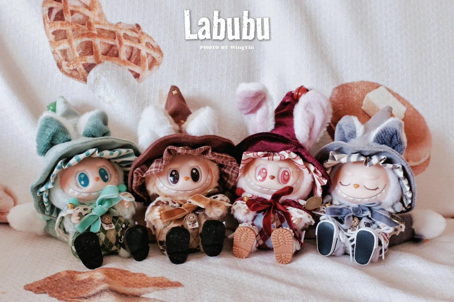 What dolls can Perfectly Fit Our 15-17cm Labubu Outfits? SKULLPANDA, C ...